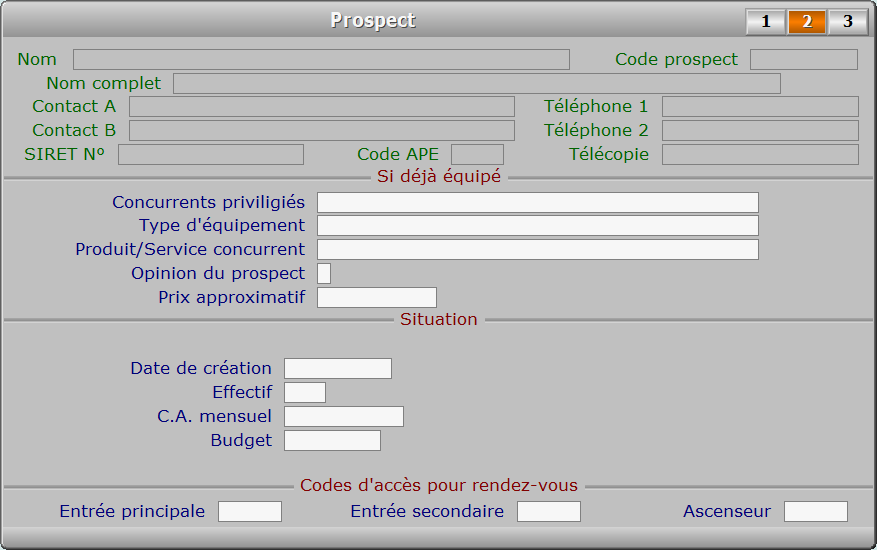 PROSPECTION ICIM - Prospects